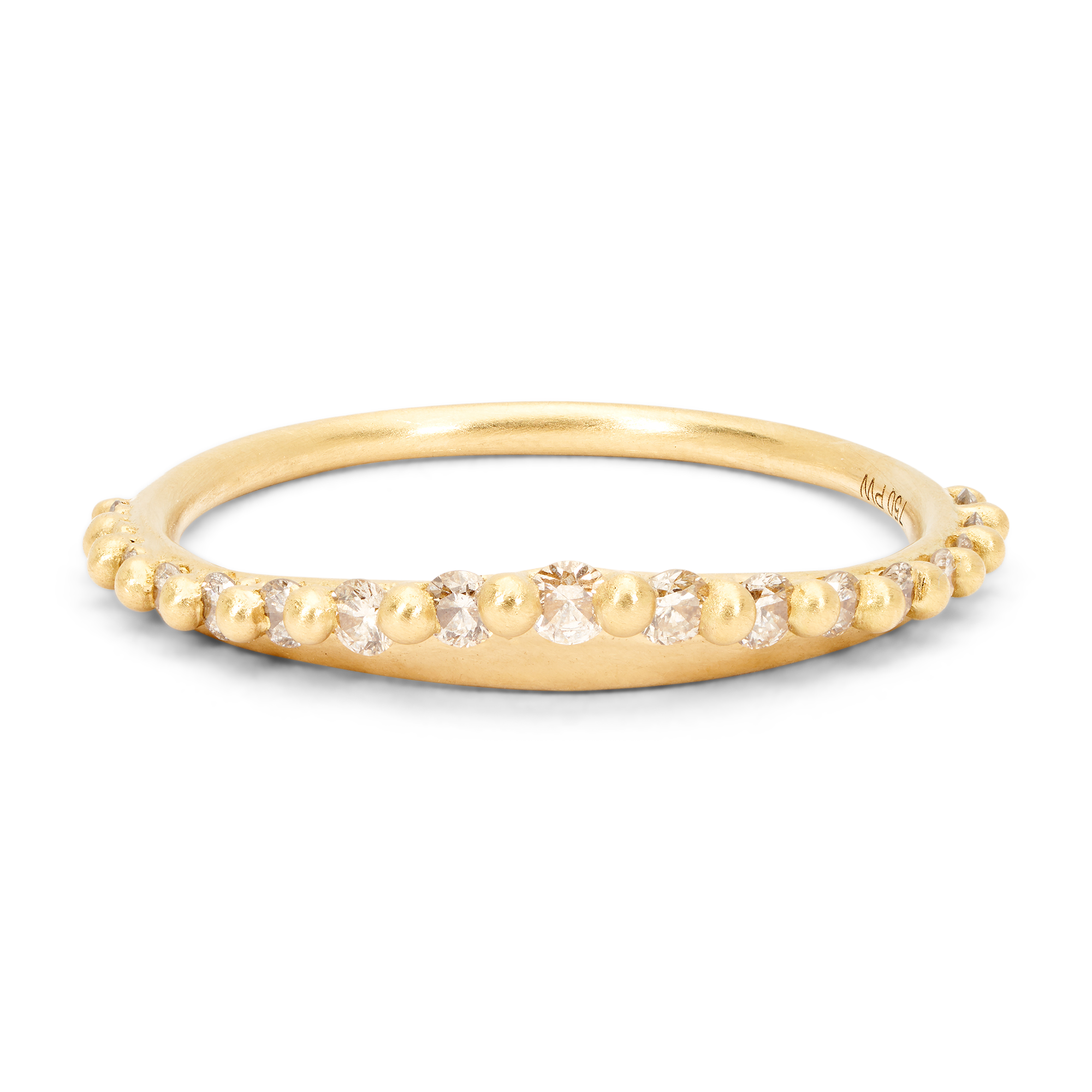 Diamond Beatrix Petal Ring | Polly Wales